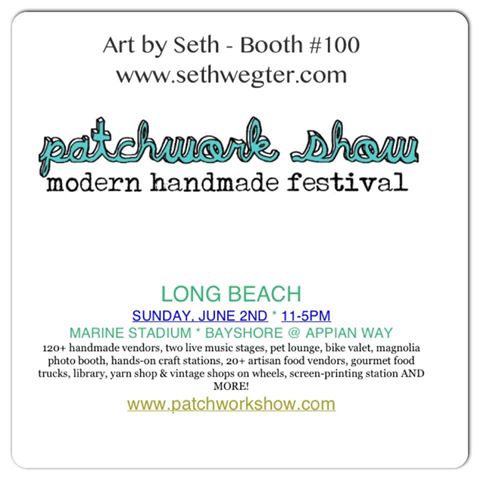 Seth Wegter Bags at the Patchwork Festival Today 11-5! - Beauty Professor